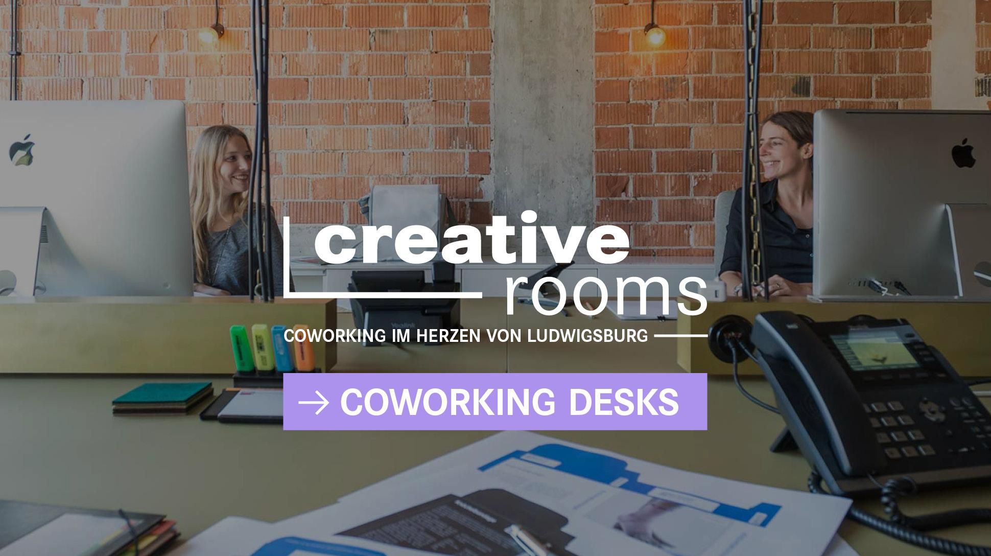 CREATIVE ROOMS | Coworking im Herzen von Ludwigsburg COWORKING DESKS ...